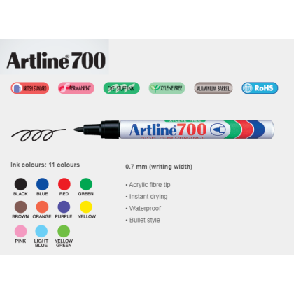 Artline Permanent Marker EK-700
