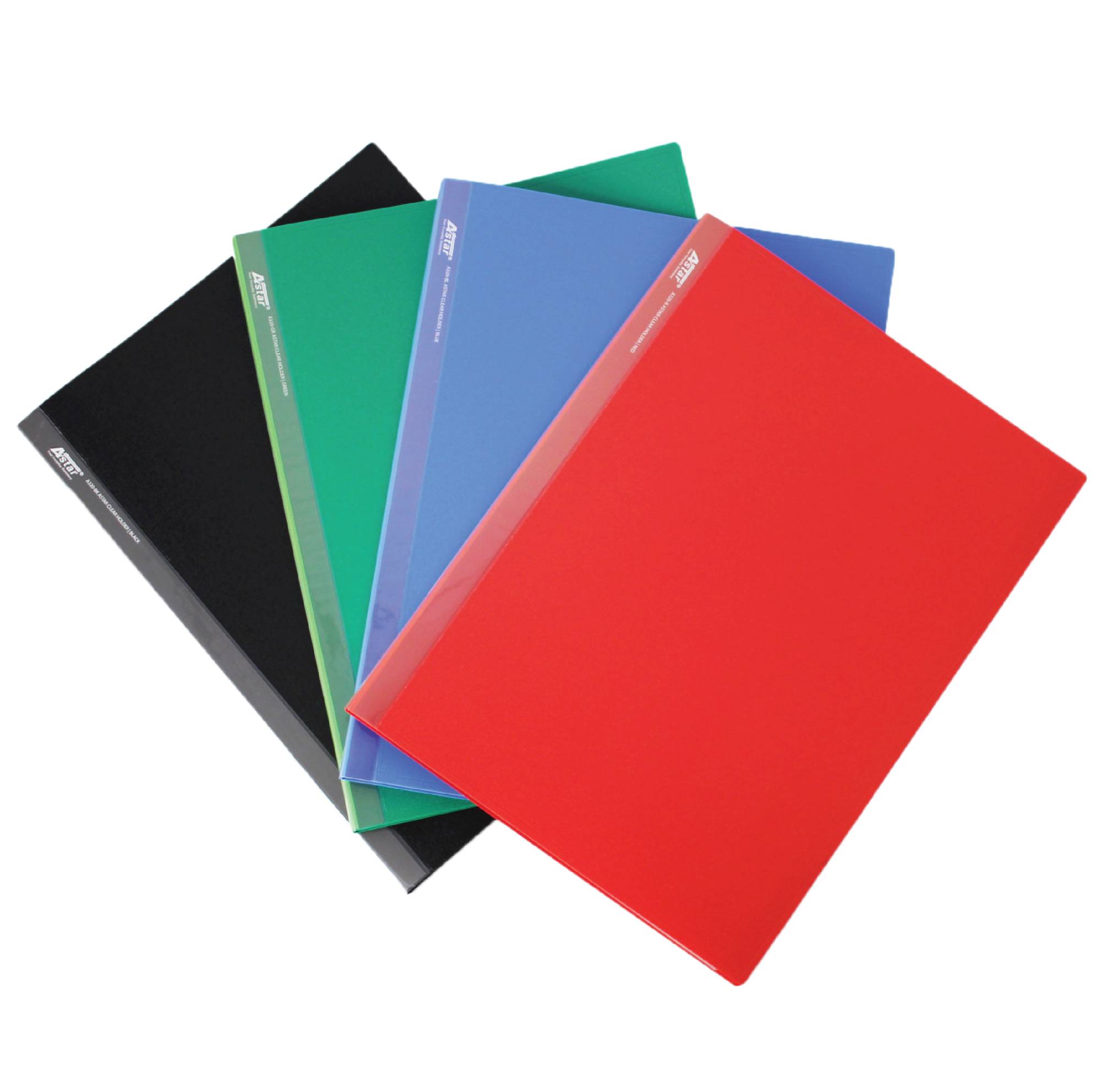 Astar A3 Clear Holder File (20 Pocket- no refillable) A320