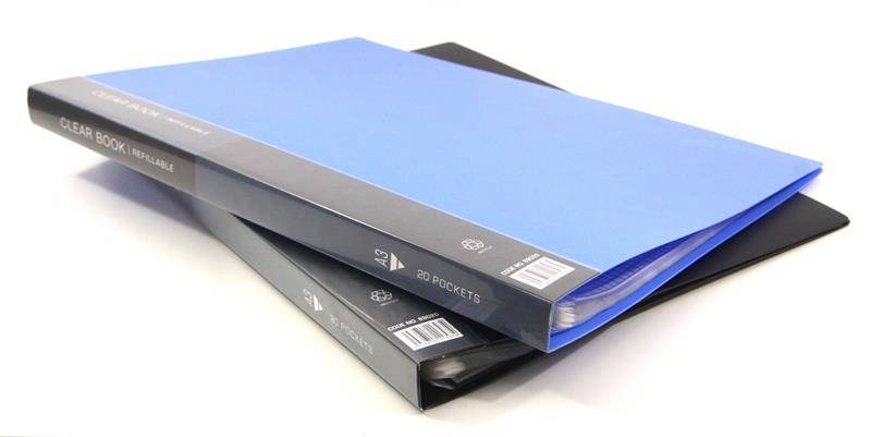 CBE A3 Clear Holder File 89020 4 holes