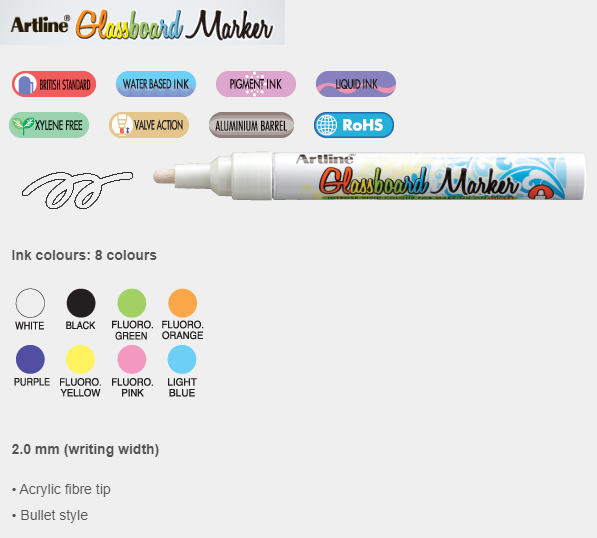 Artline Glassboard Marker (EPG-4)