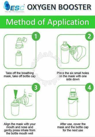 Esc 1000ml Portable Oxygen Booster / Inhaler