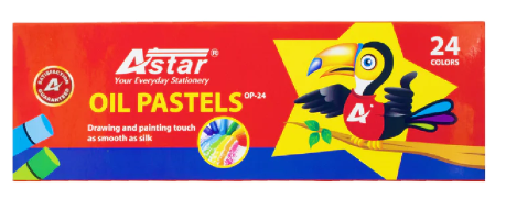 ASTAR OIL PASTEL 24 COLOUR OP24