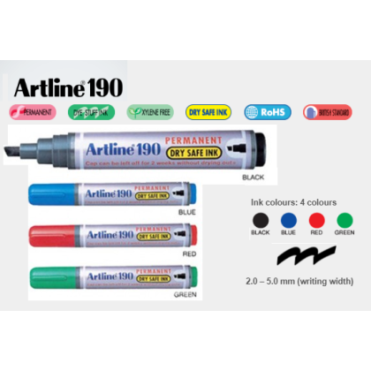 Artline Permanent Marker EK-190