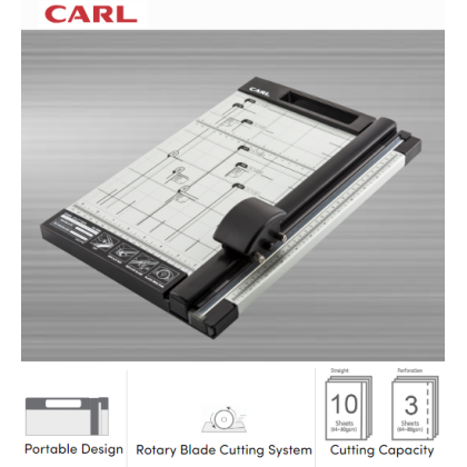 CARL A4 LIGHT DUTY PAPER TRIMMER DC-200N (310MM) 10 SHEETS