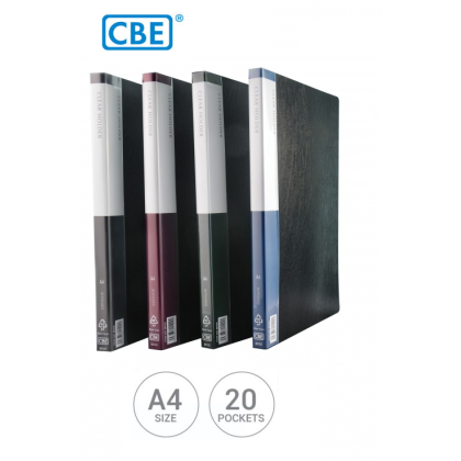 clear file 20 pockets