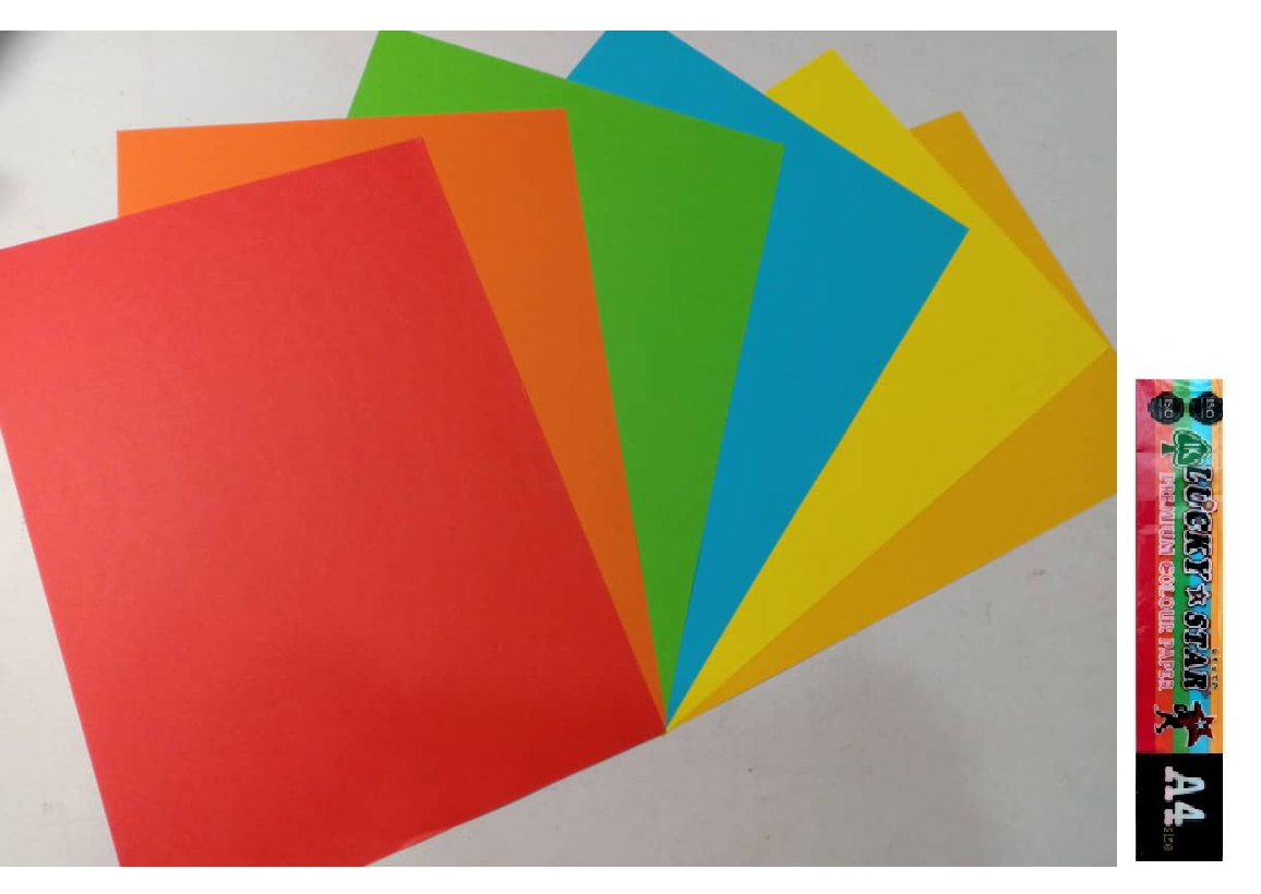 A4 80GM MIX COLOUR PAPER DARK COLOUR (5 COLOUR) CS-295