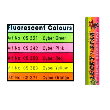 A4 80GM MIX COLOUR PAPER CYBER COLOUR (5 COLOUR) CS-395