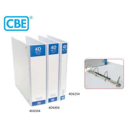 CBE A4 PVC 4-D RING BINDER FILE (4D6504) 50MM