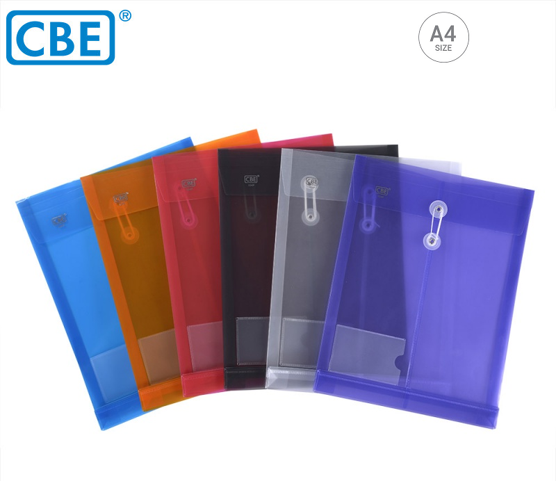 CBE A4 DOCUMENT HOLDER (WITH STRING & NAME CARD POCKET) 104P (V)