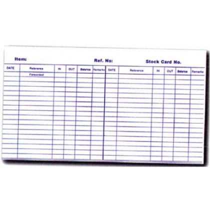 Stock Card (12 X 20.5CM)