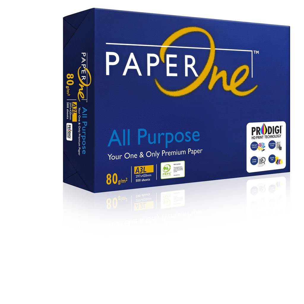 A3 Paper One 80gm Premium (500's/Pkt) (Blue cover)