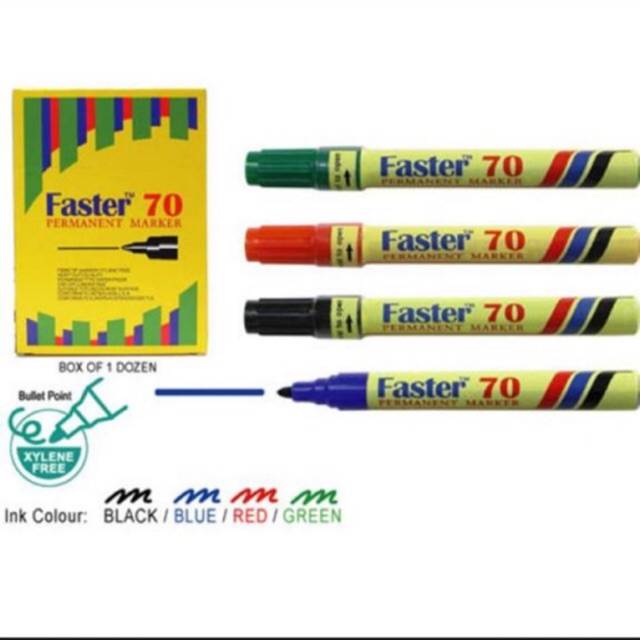 Faster Permanent Marker 70