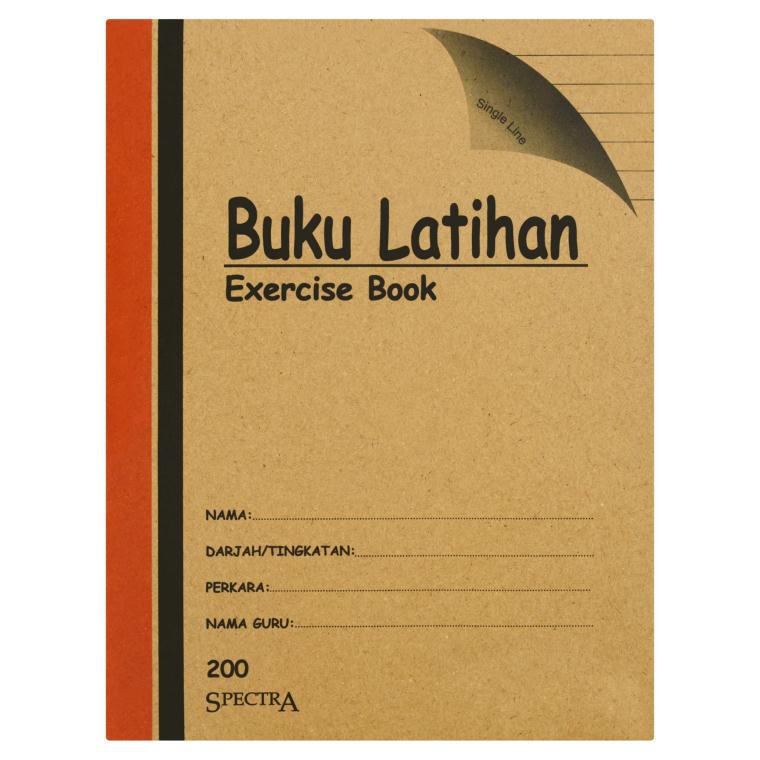 Exercise Book Single Line 200pg