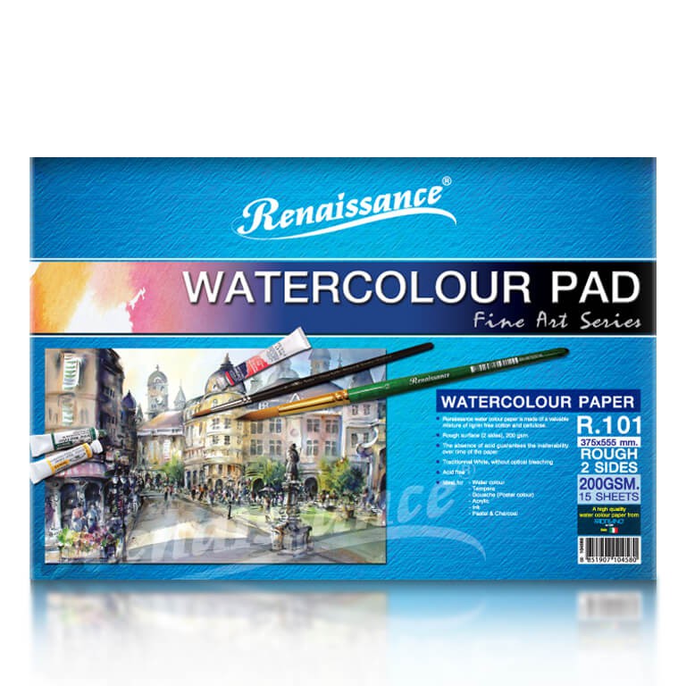 Renaissance Water Colour Pad 200gsm (R-101-104580)