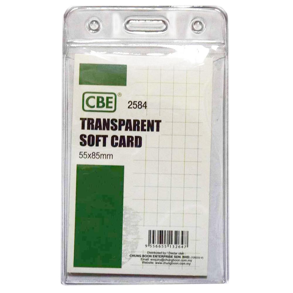 CBE 2584 Soft Badge / Card Holder ( 55 x 85mm)