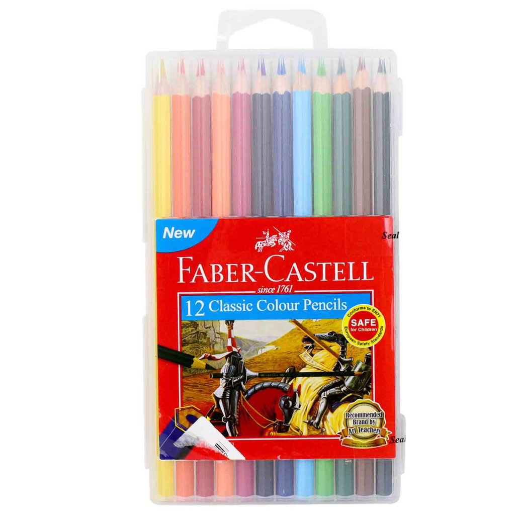 Faber Castell Colour Pencil Classic 12L In Slim-Flexi Case 115890