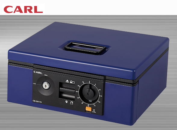 CARL CASH BOX 14" (349MM) CB-D8760 SINGLE KEY LOCK W/PW DIAL & DRAWER