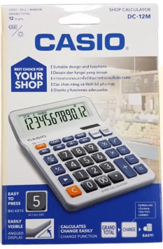 CASIO CALCULATOR DC-12M (12 DIGIT)