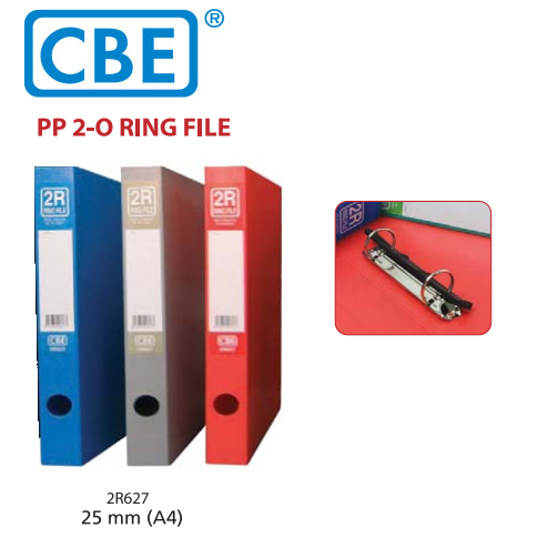 CBE A4 PP 2-O RING FILE (2R627) 25MM
