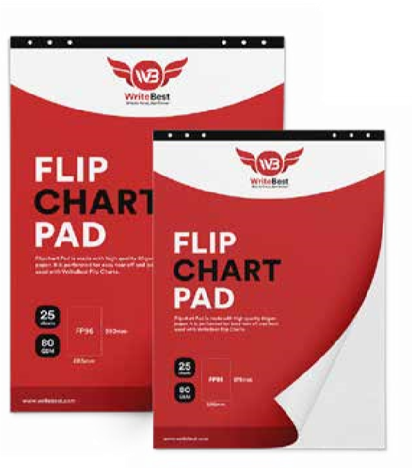 Flip Chart Pad 875 X 585 cm (FP85) 25'S/Pad